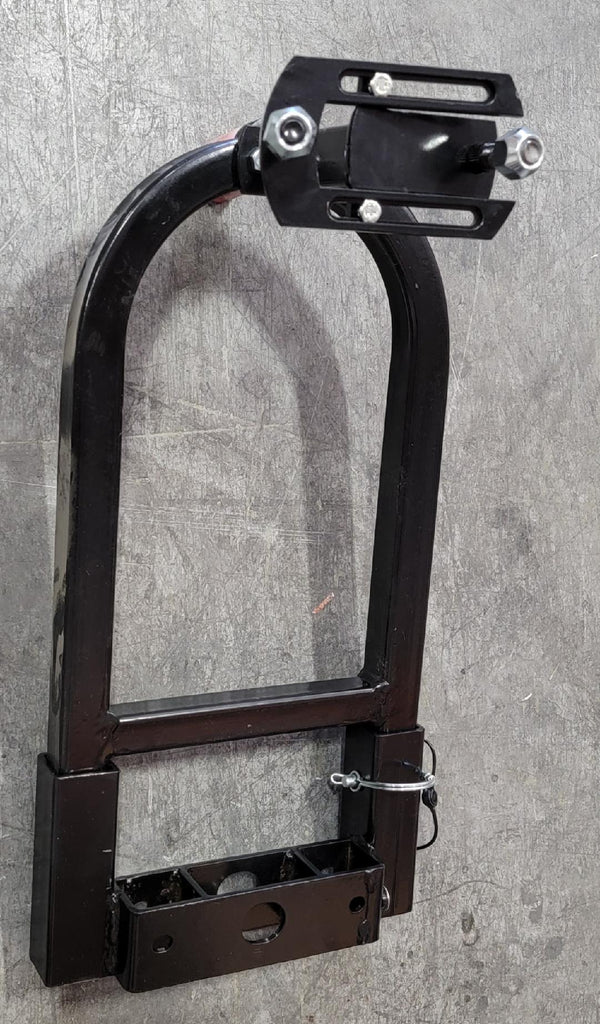 Rear Mounted, Universal Spare Tire Holder for Aluminum trailers ...